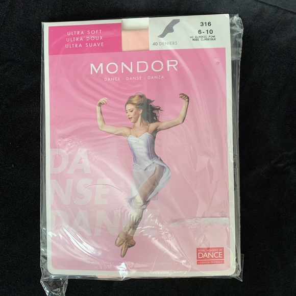Mondor | Accessories | Mondor Girls Footed Tights Classic Pink | Poshmark